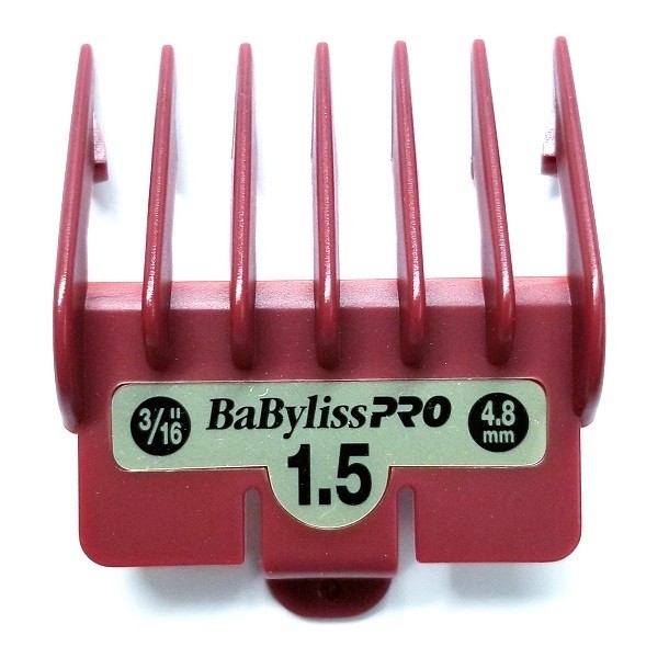 BaByliss Pro BARBERology Comb Guide #1 1/2 - 3/16 Inch #BBCKT7-15 ...